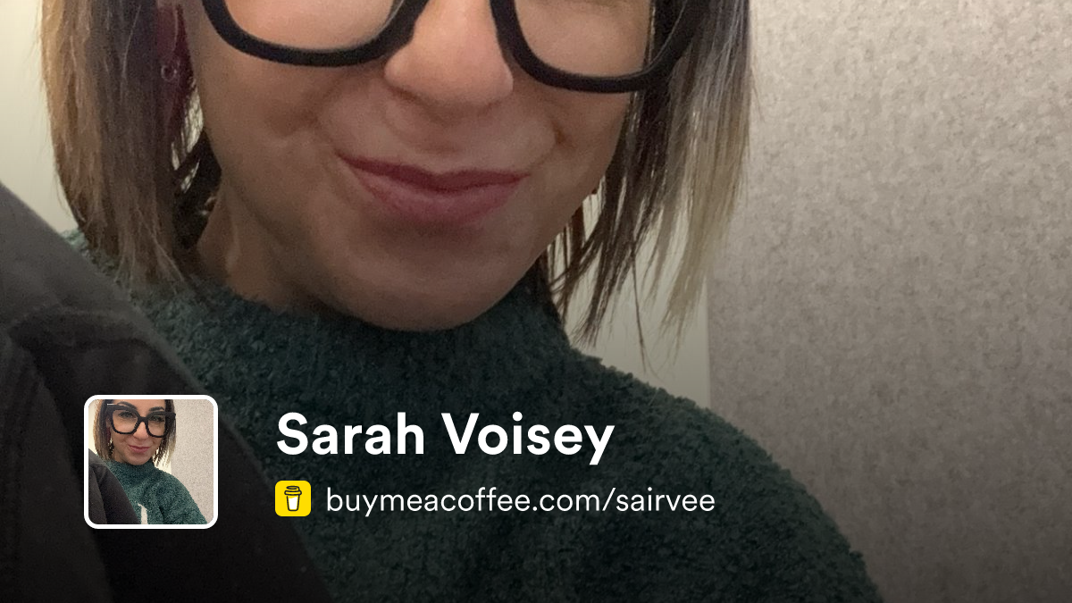 Sarah Voisey - Buymeacoffee