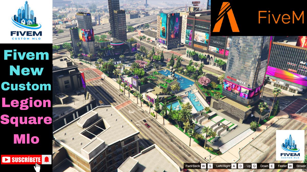 Fivem new Custom Legion Square MLO"GTA 5 Fivem Legion Square mlo Fivem ...
