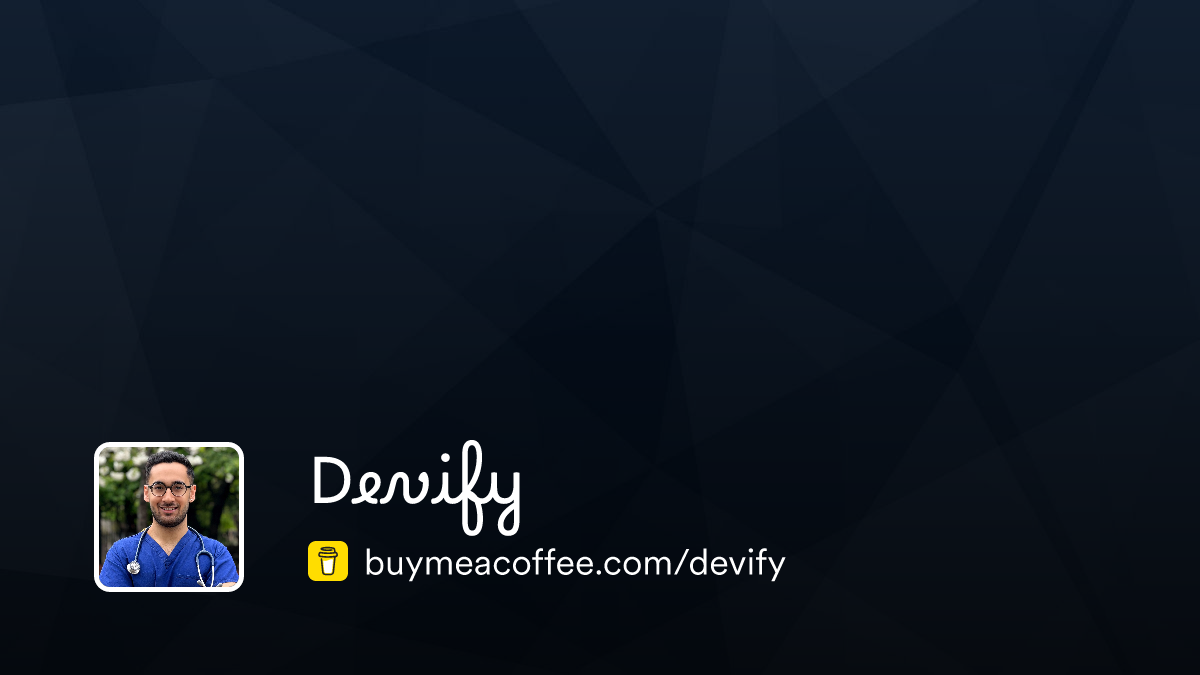 Devify is creating youtube videos - Buymeacoffee