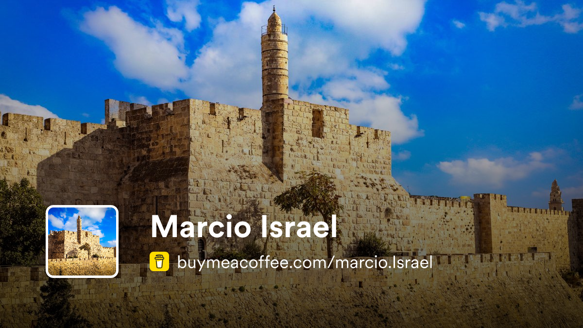 Marcio Israel - Buymeacoffee