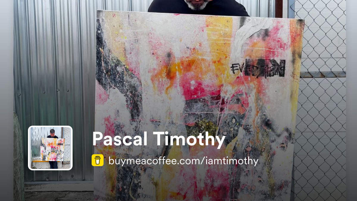 Pascal Timothy - Buymeacoffee