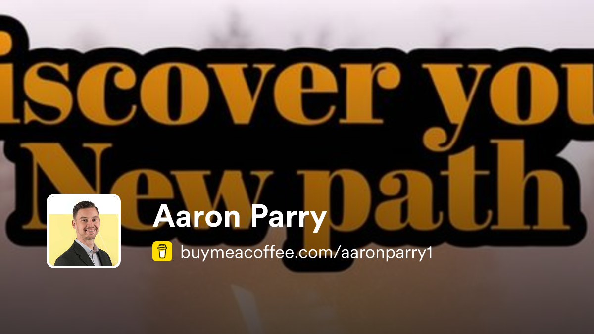 Aaron Parry - Buymeacoffee