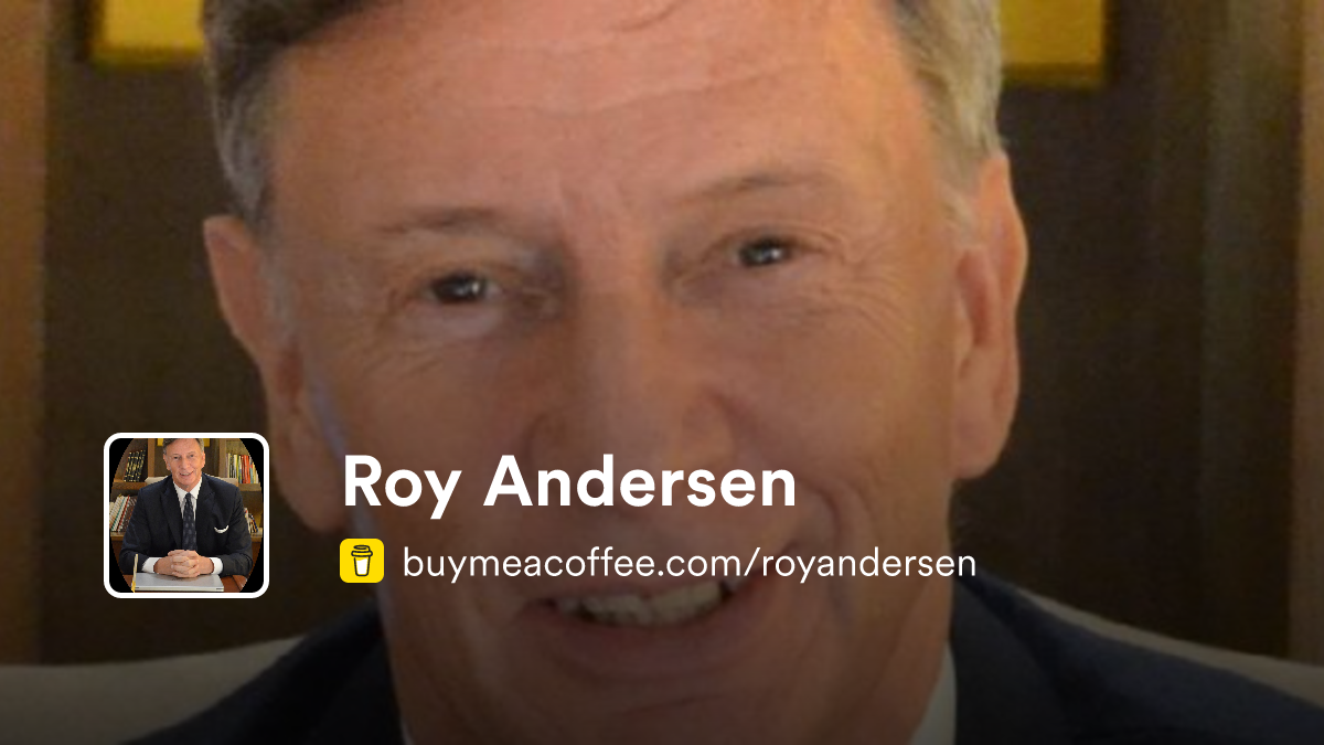 Roy Andersen - Buymeacoffee