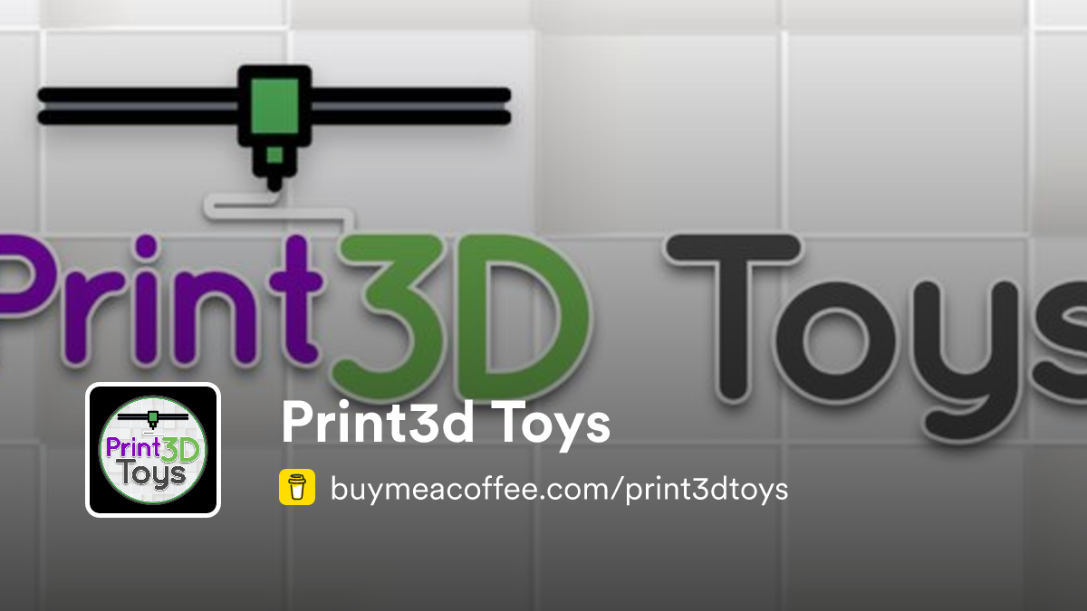 Print3d Toys is Dioramas y props con impresión 3D - Buymeacoffee