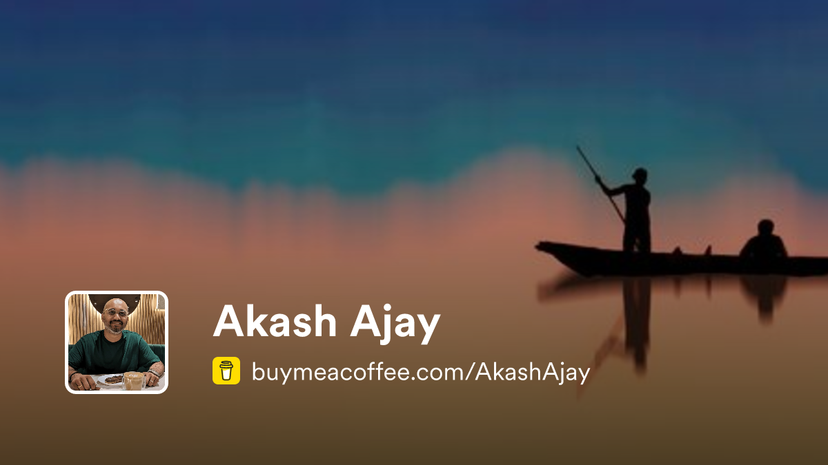 Akash Ajay - Buymeacoffee