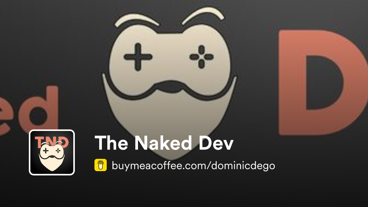The Naked Dev - Buymeacoffee