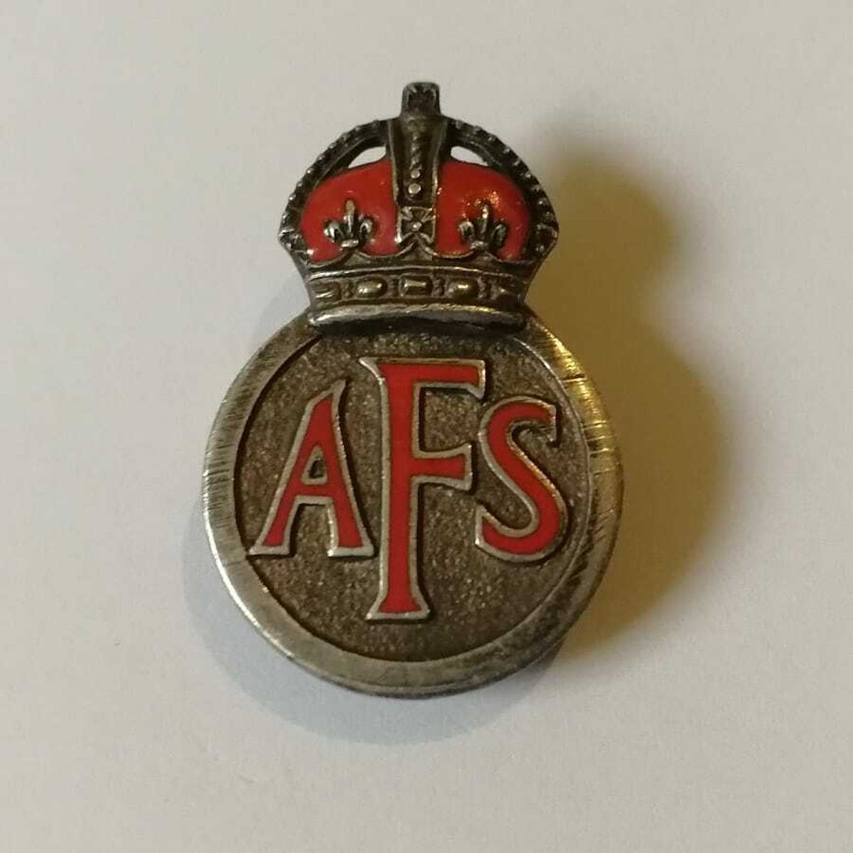 1940s Auxiliary Fire Service Lapel Pin — Amble In Time - Buymeacoffee