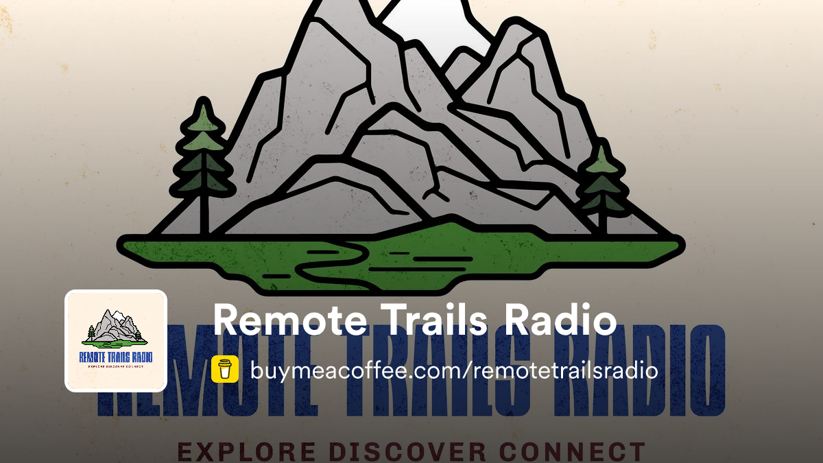 Remote Trails Radio - Buymeacoffee