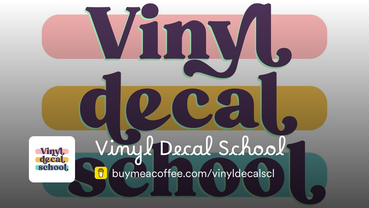 Vinyl Decal School is Videos about selling & making vinyl decals ...