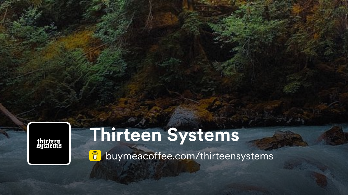 Thirteen Systems - Buymeacoffee