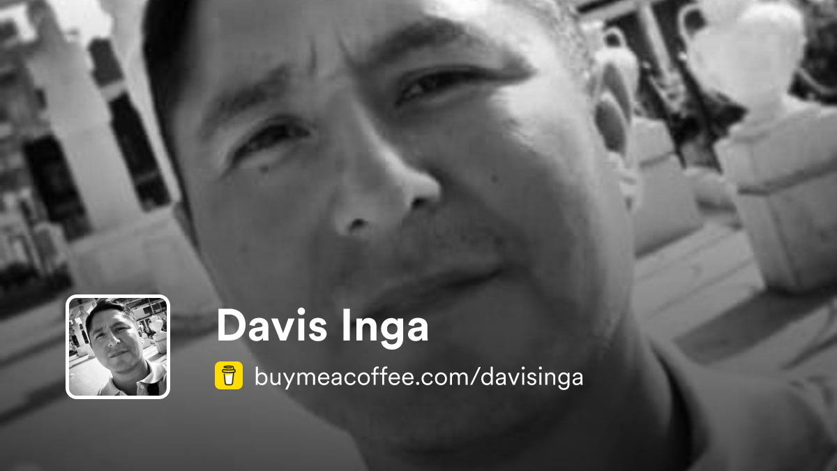 Davis Inga - Buymeacoffee