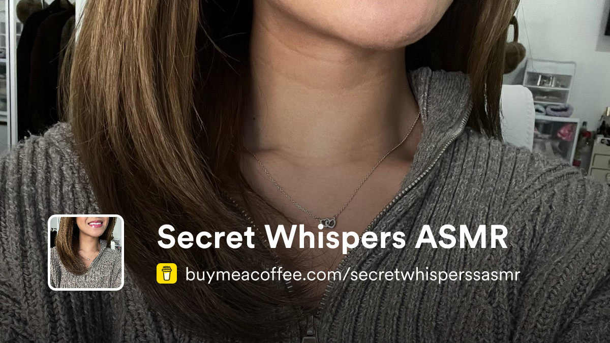Secret Whispers ASMR - Buymeacoffee