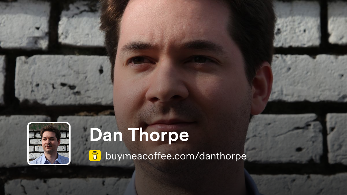 Dan Thorpe - Buymeacoffee