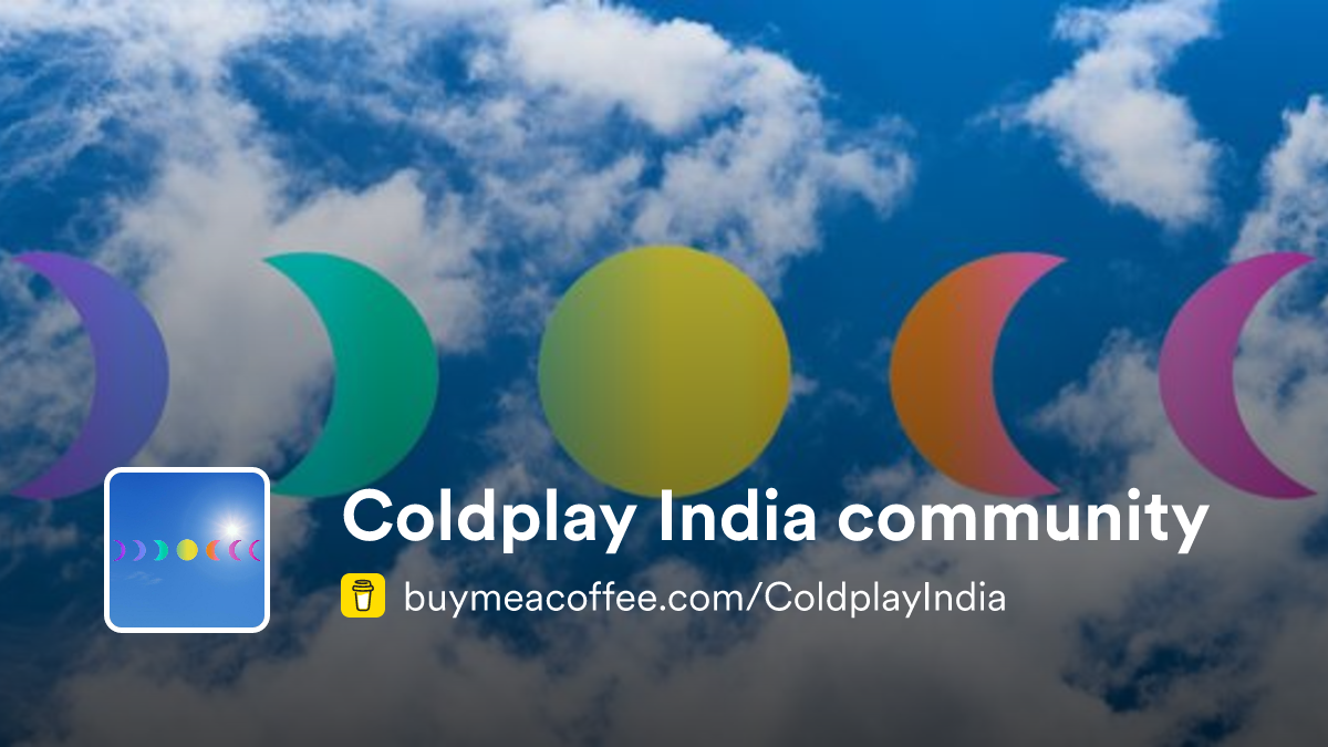Coldplay India community - Buymeacoffee