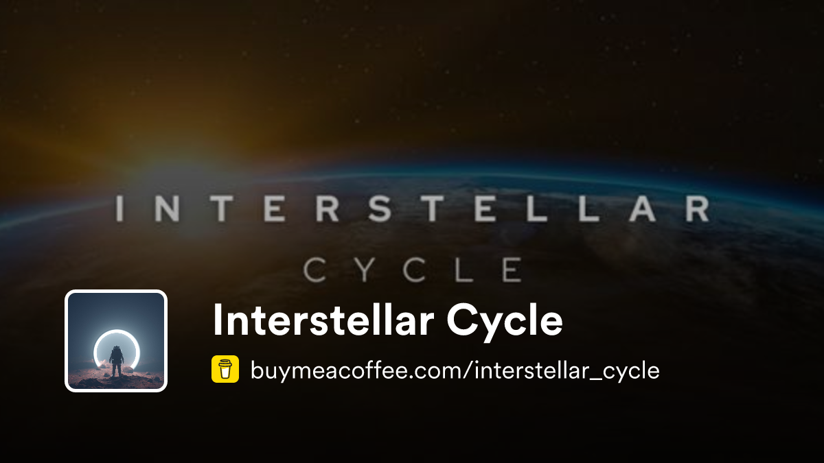 Interstellar Cycle - Buymeacoffee