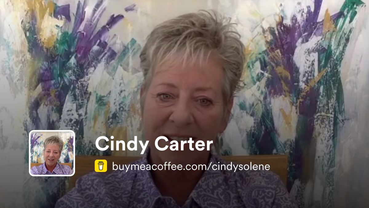 Cindy Carter is Videos, Podcasts, Intuitive Consulting Biz - Buymeacoffee