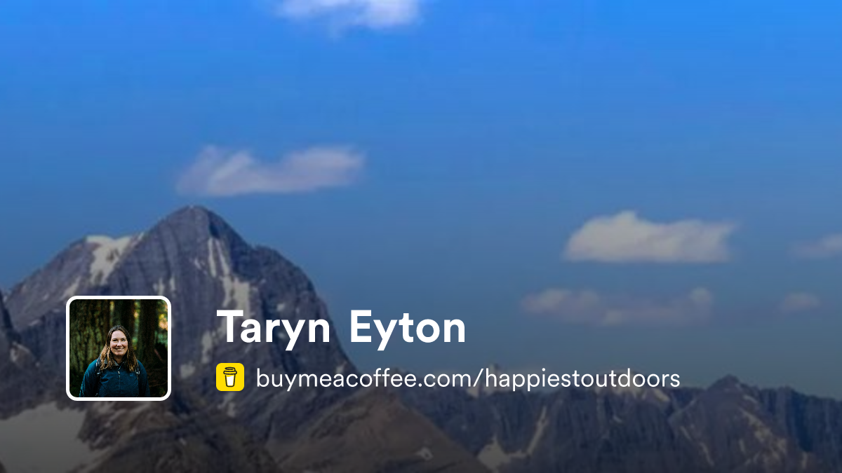 Taryn Eyton is Hiking and adventure travel info - Buymeacoffee
