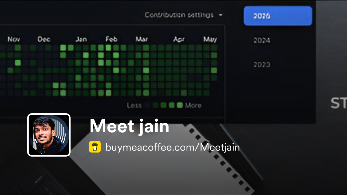 Meet jain is B.Tech@IIIT Jabalpur |Passionate Developer| - Buymeacoffee