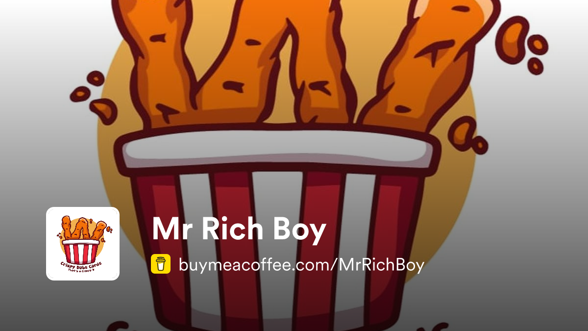 Mr Rich Boy - Buymeacoffee