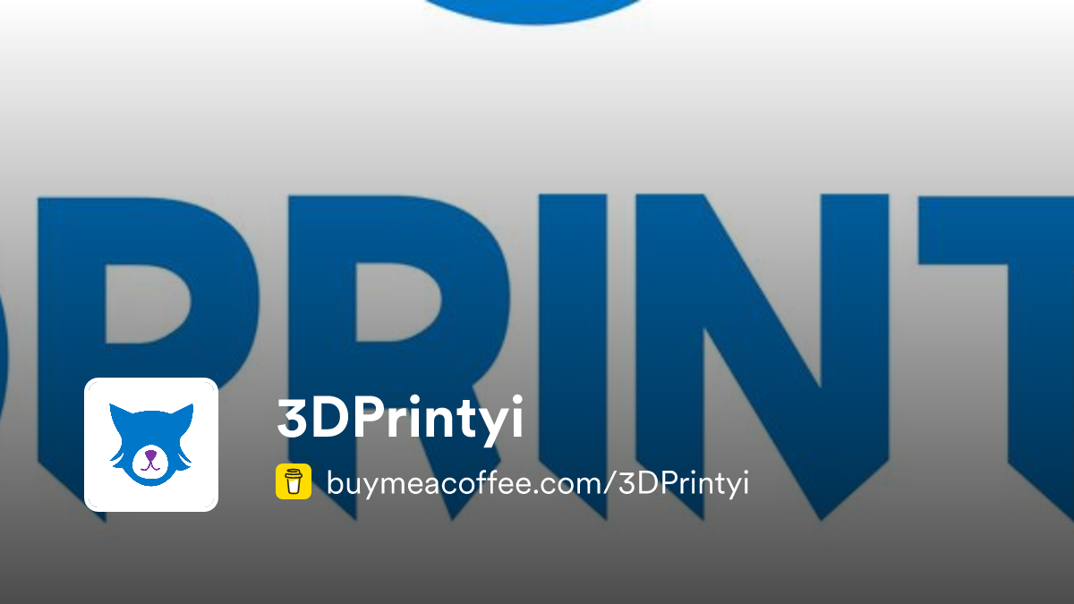 3DPrintyi is creating cute and creative models - Buymeacoffee