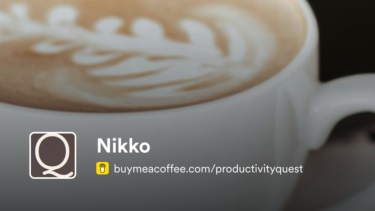 Nikko - Buymeacoffee