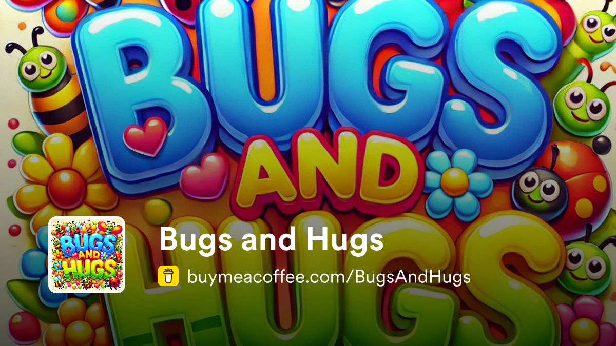 Bugs and Hugs - Buymeacoffee