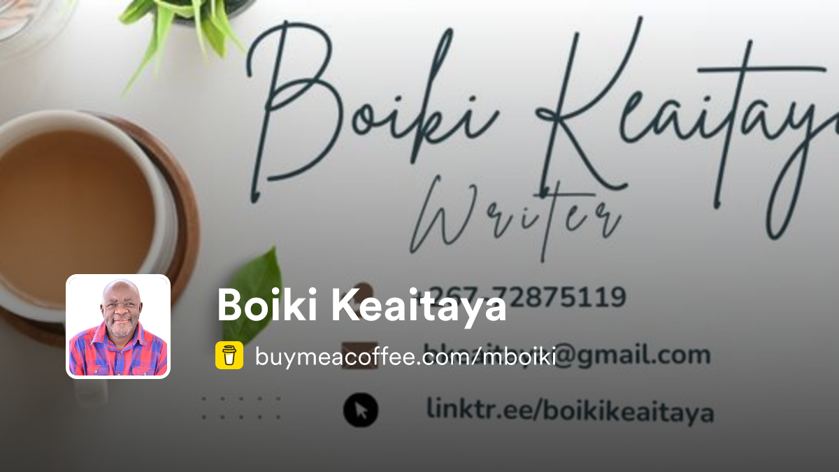 Boiki Keaitaya is Re-writing my book, Let Go And Move On - Buymeacoffee