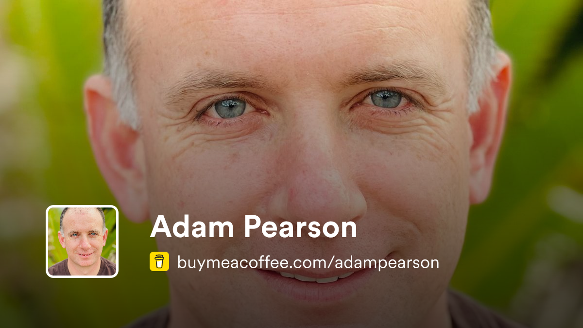 Membership | Adam Pearson - Buymeacoffee
