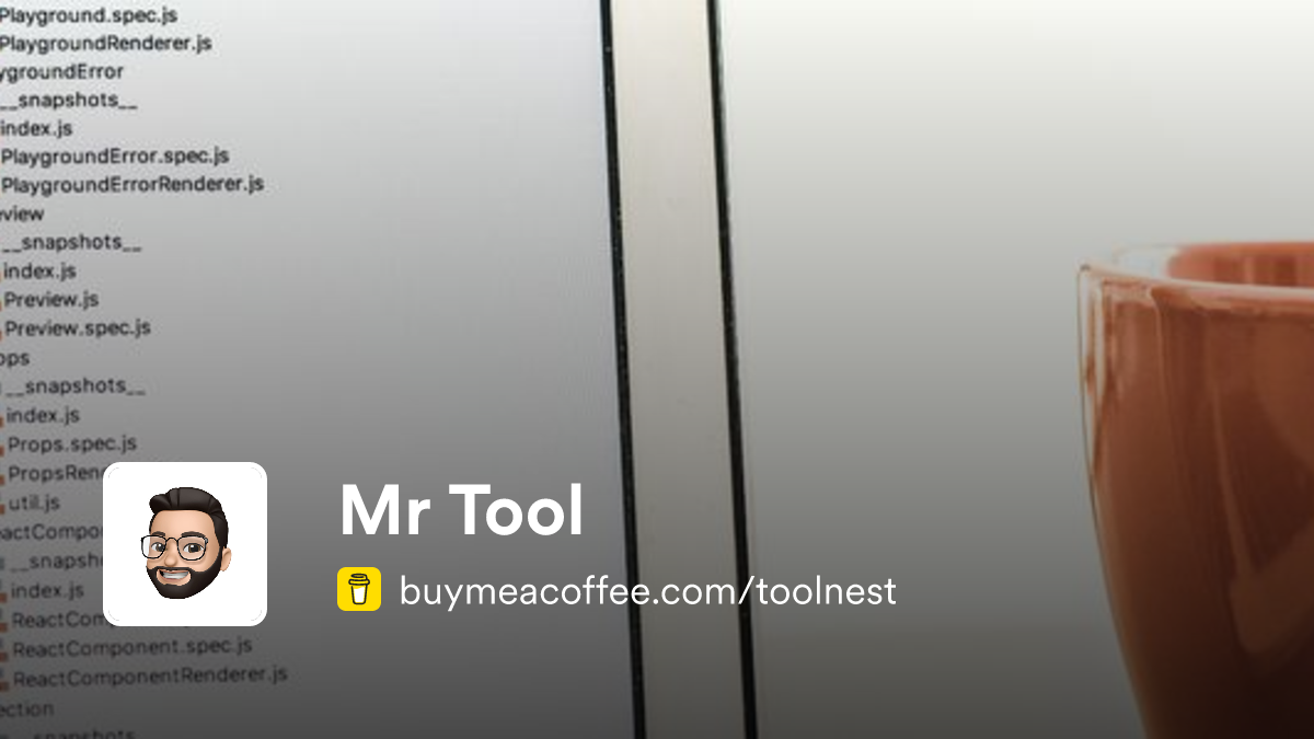 Mr Tool - Buymeacoffee