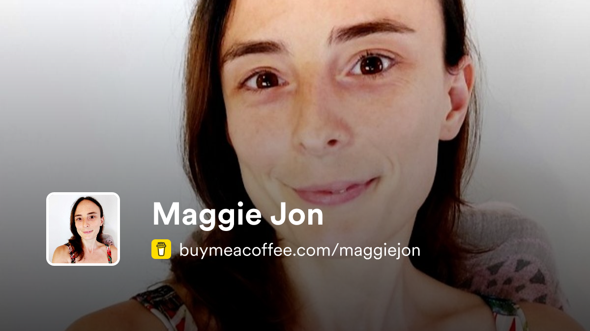 Maggie Jon is a sweary but helpful podcaster and writer - Buymeacoffee