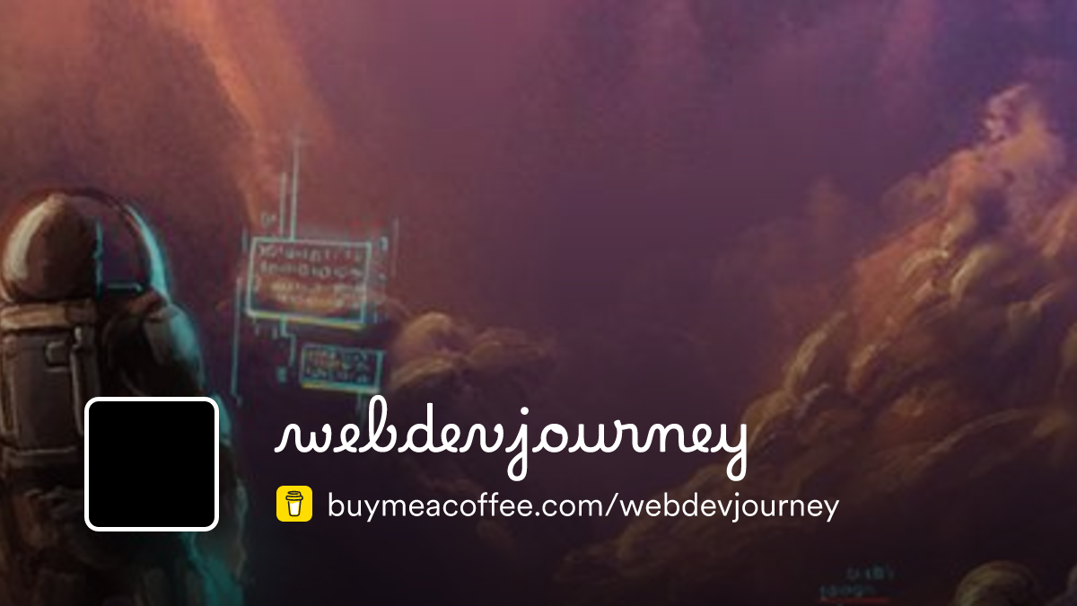 webdevjourney is creating tutorials on anything related to Node JS and React - Buymeacoffee