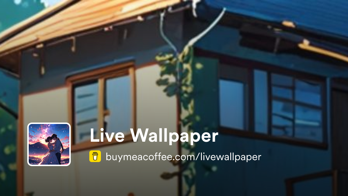 Live Wallpaper - Buymeacoffee