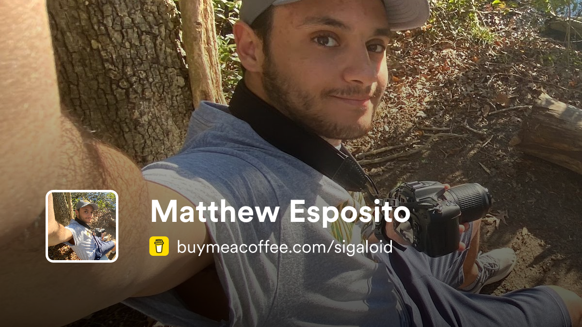 Matthew Esposito - Buymeacoffee