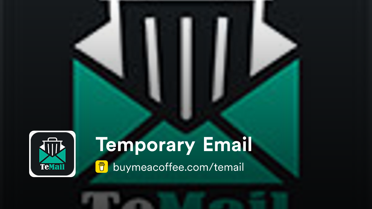 Temporary Email is We need your support! - Buymeacoffee