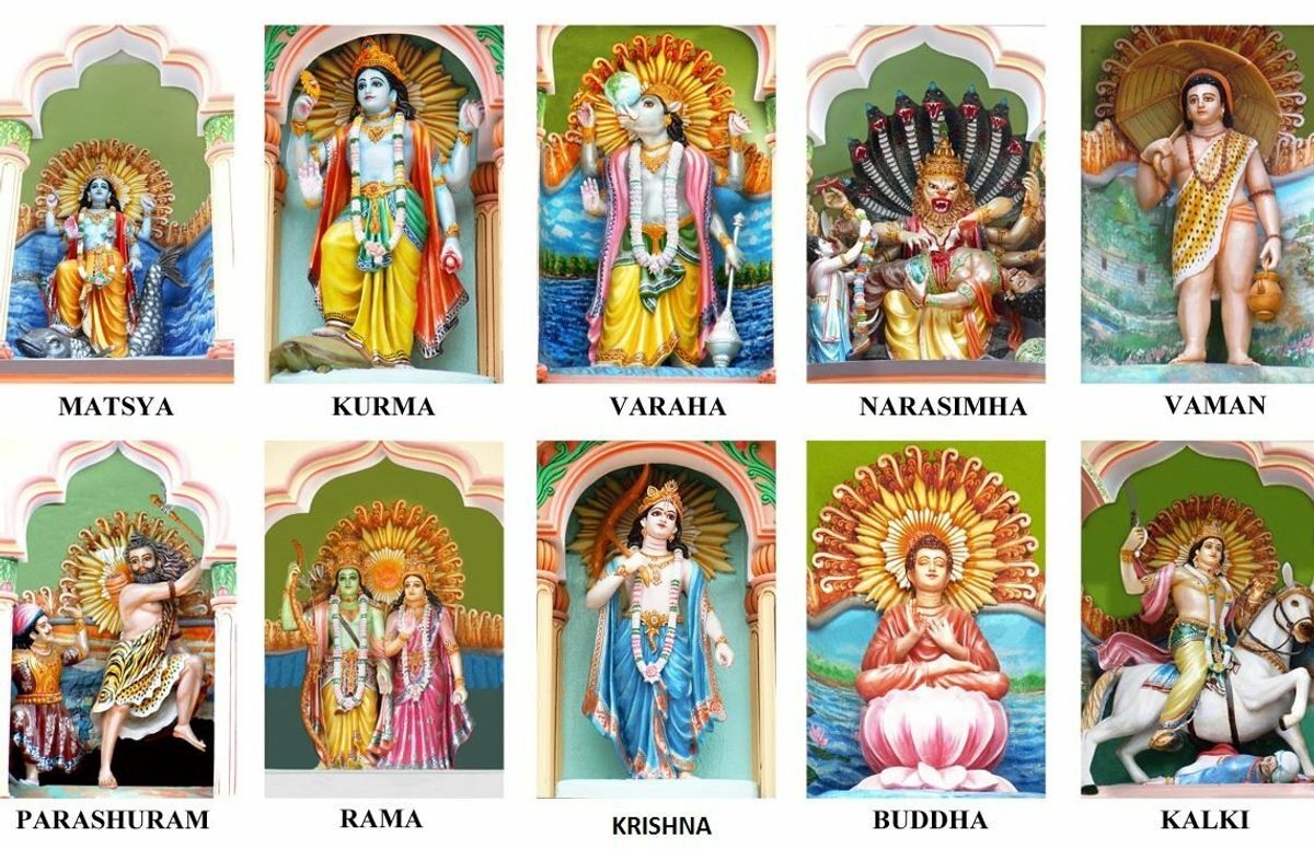 10 Avatars of Lord Vishnu — Ridhya Tech - Buymeacoffee