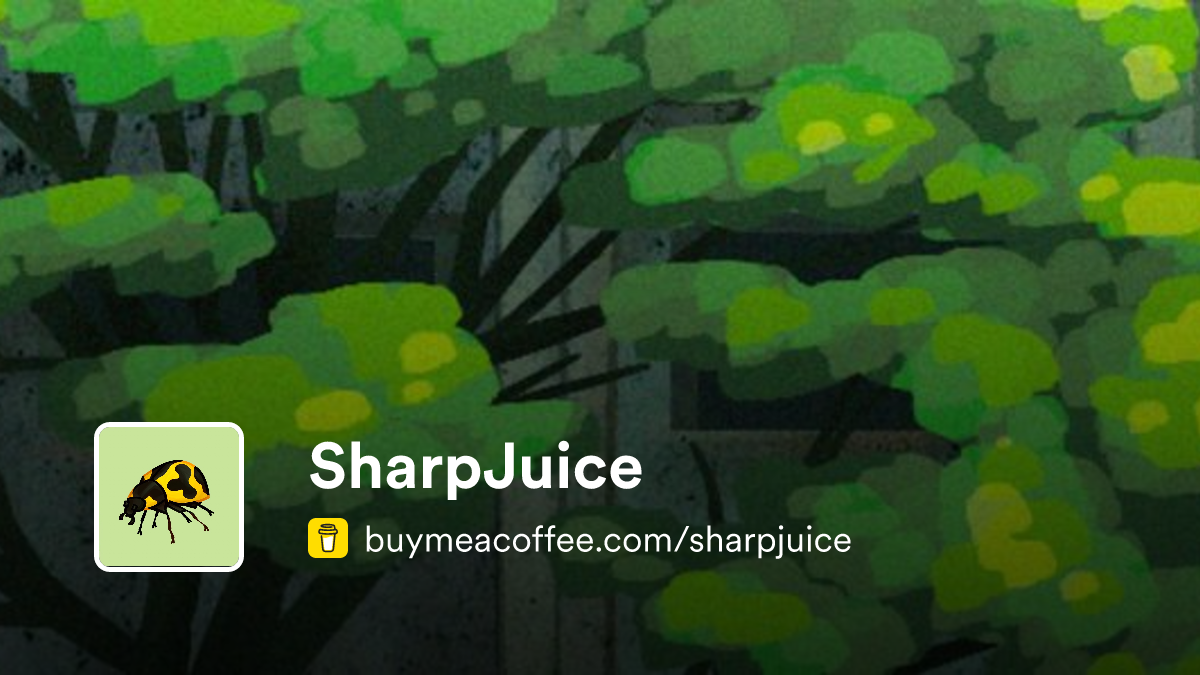 SharpJuice is illustrating + graphic designing - Buymeacoffee