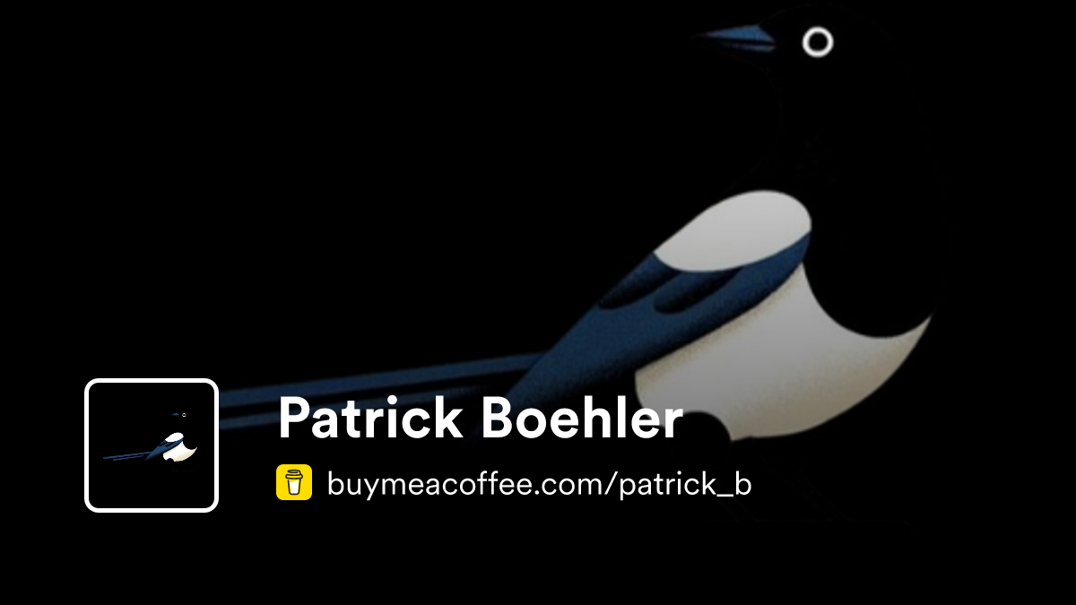 Patrick Boehler - Buymeacoffee