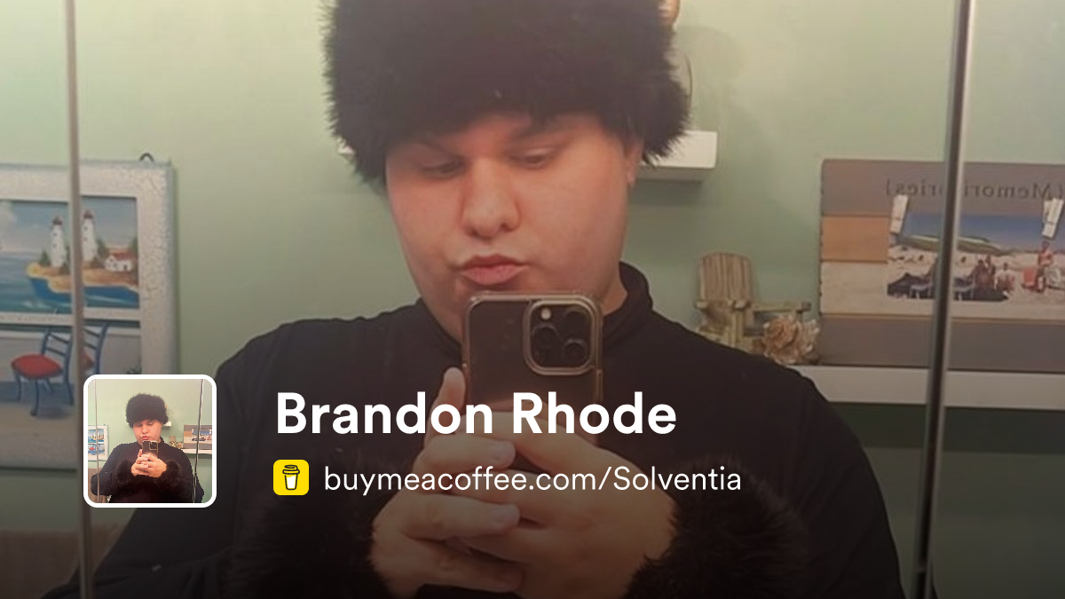 Brandon Rhode - Buymeacoffee