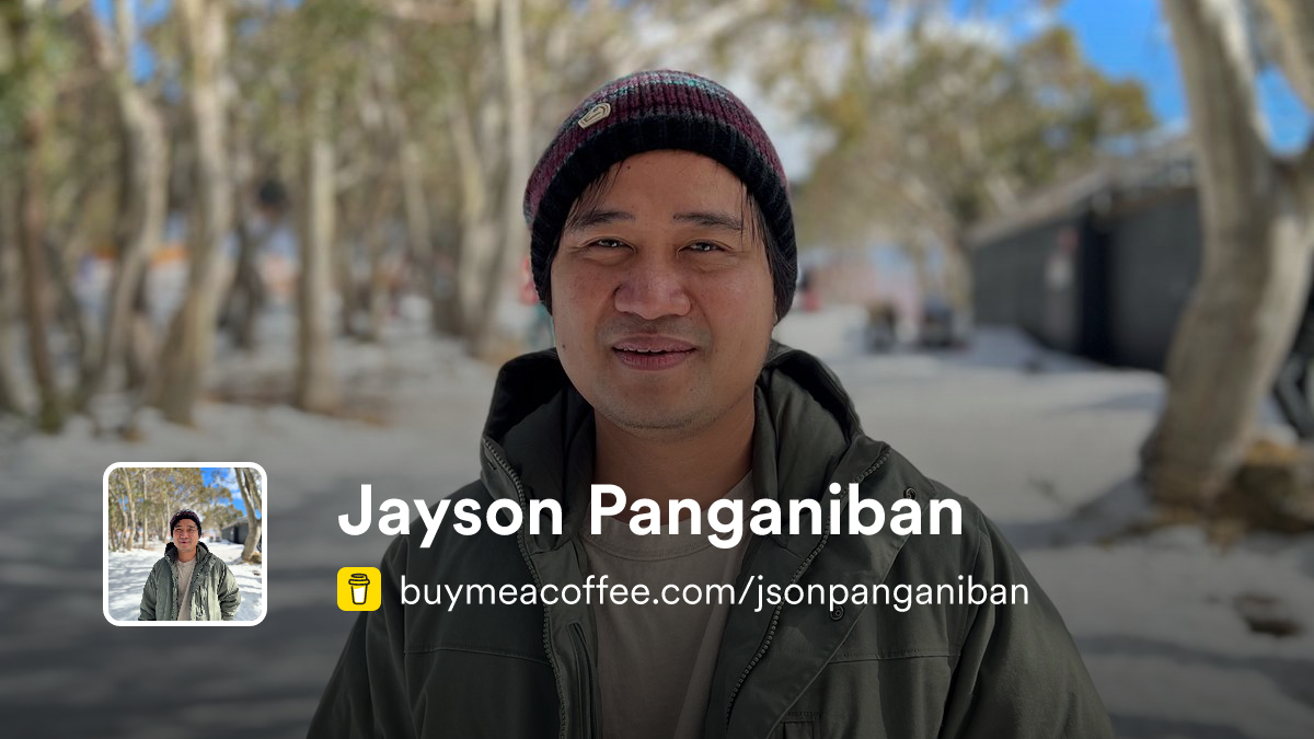 Jayson Panganiban - Buymeacoffee