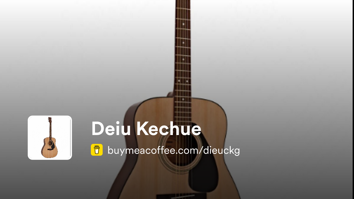 Deiu Kechue - Buymeacoffee