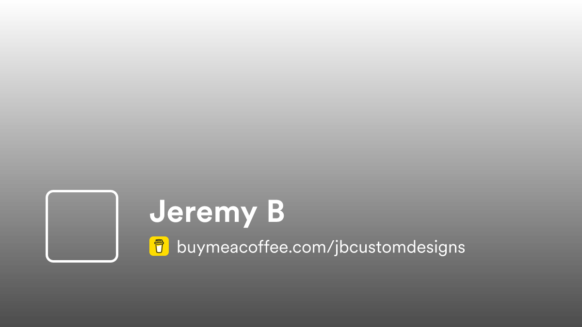 Jeremy B - Buymeacoffee