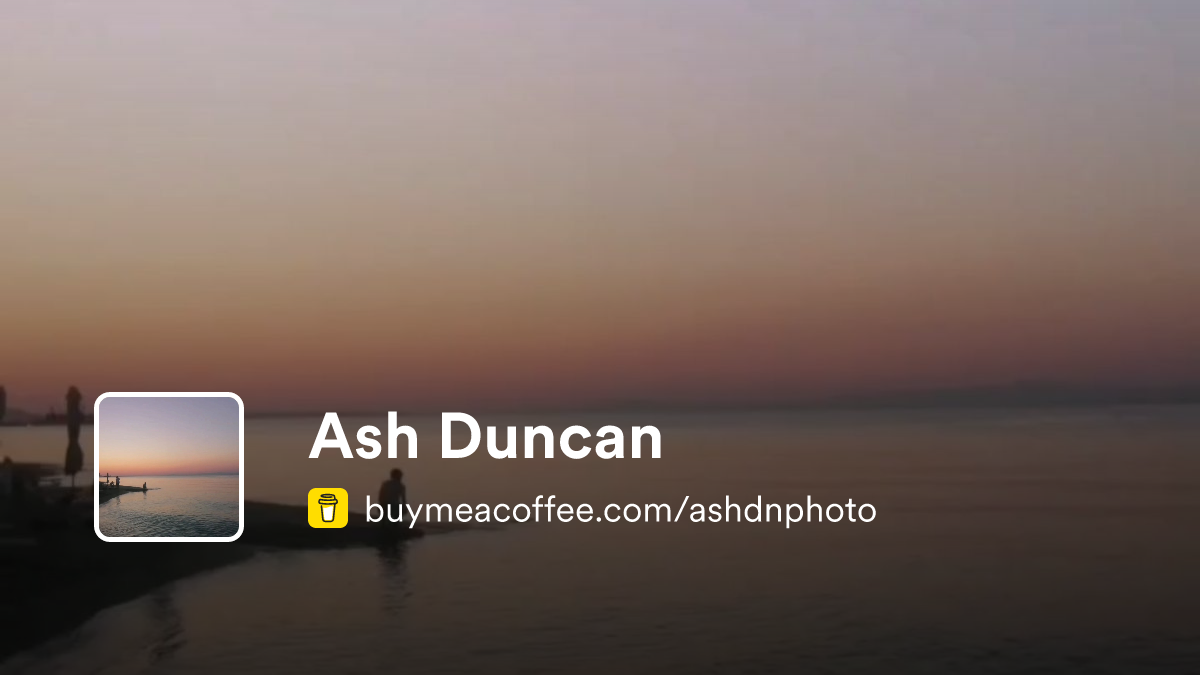 Ash Duncan - Buymeacoffee