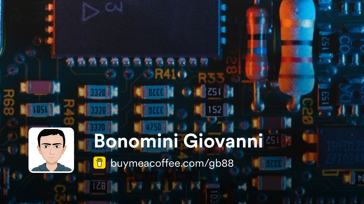 Bonomini Giovanni - Buymeacoffee