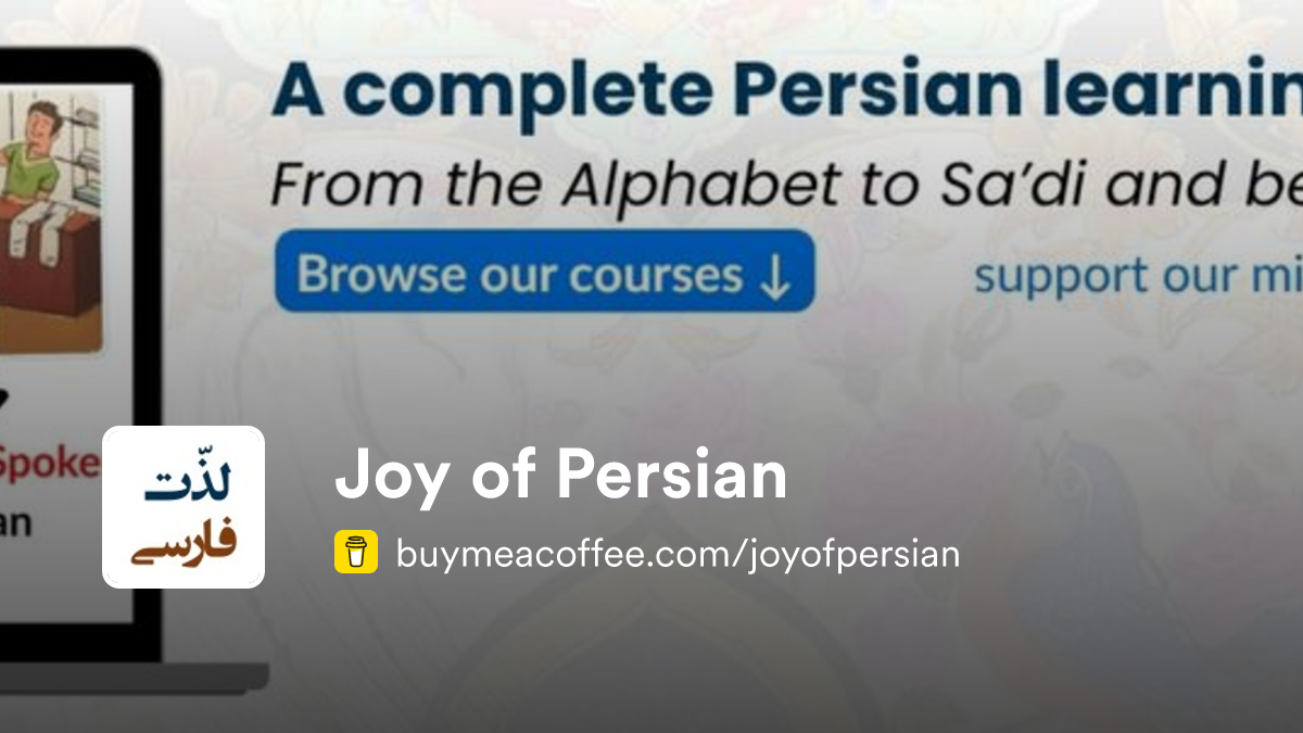 Joy of Persian's Shop | Buy Me a Coffee - Buymeacoffee