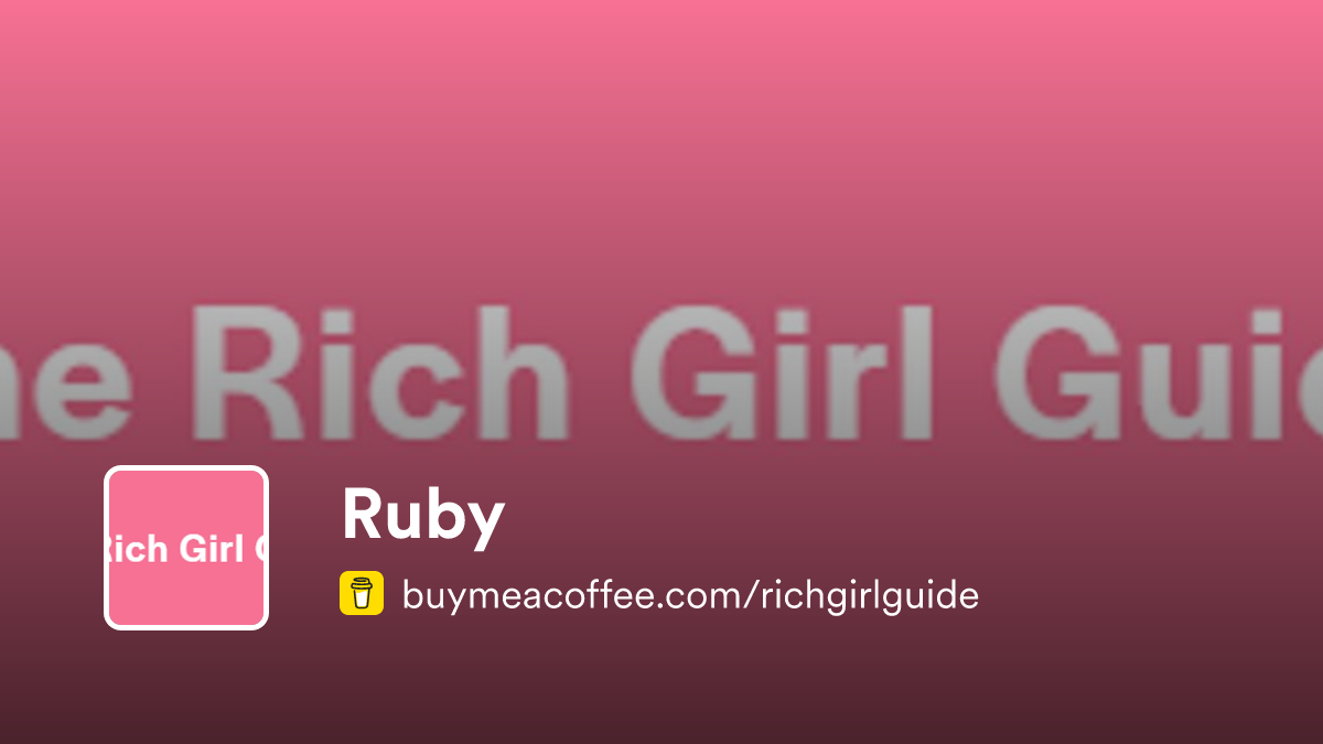 Ruby - Buymeacoffee