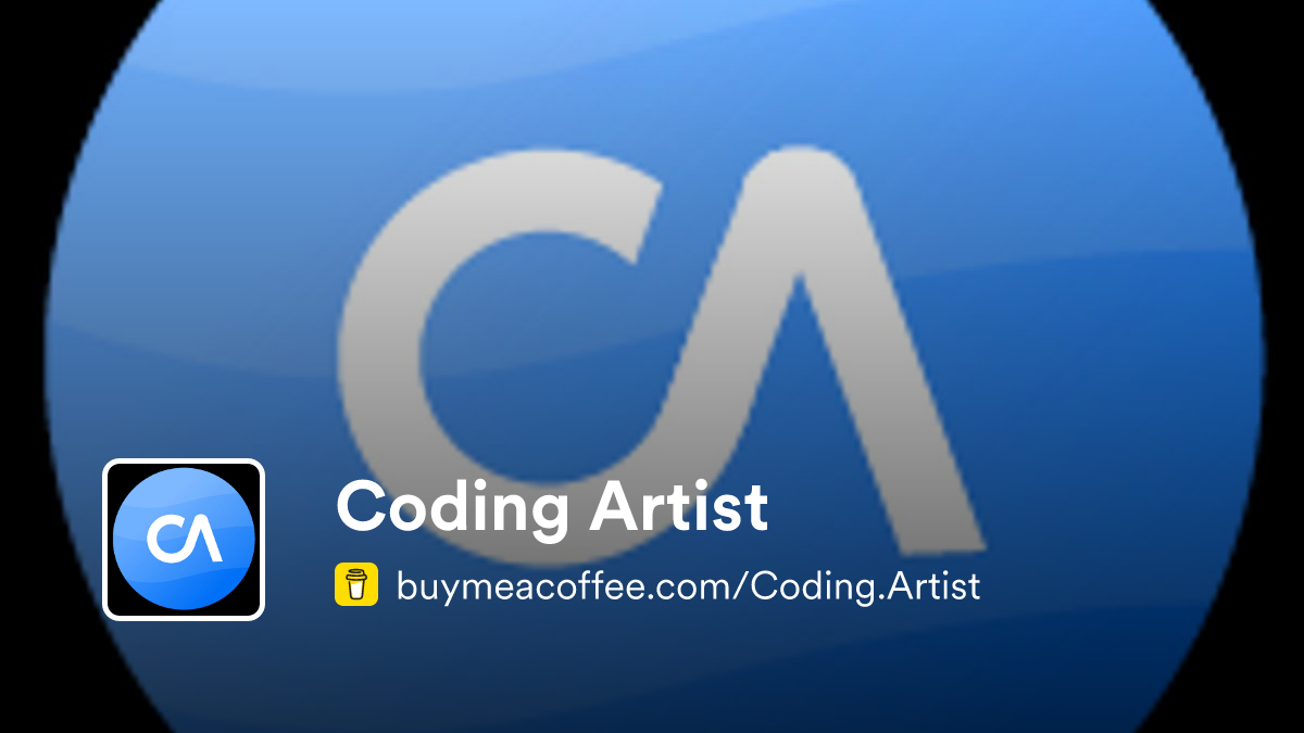 Coding Artist - Buymeacoffee
