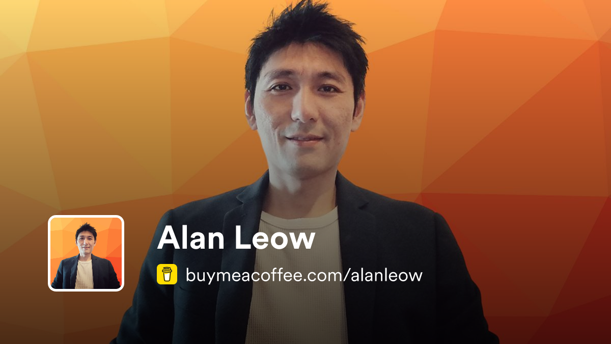 Alan Leow - Buymeacoffee