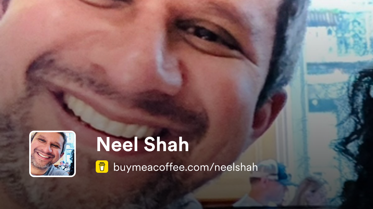 Neel Shah - Buymeacoffee