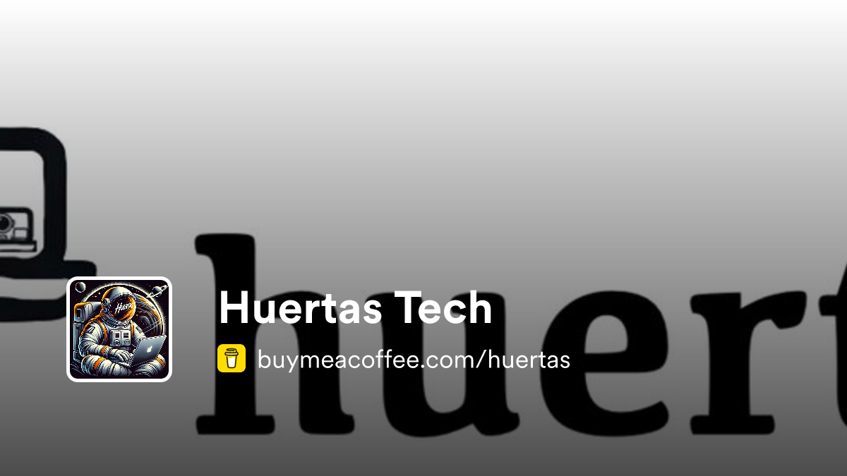 Huertas Tech - Buymeacoffee