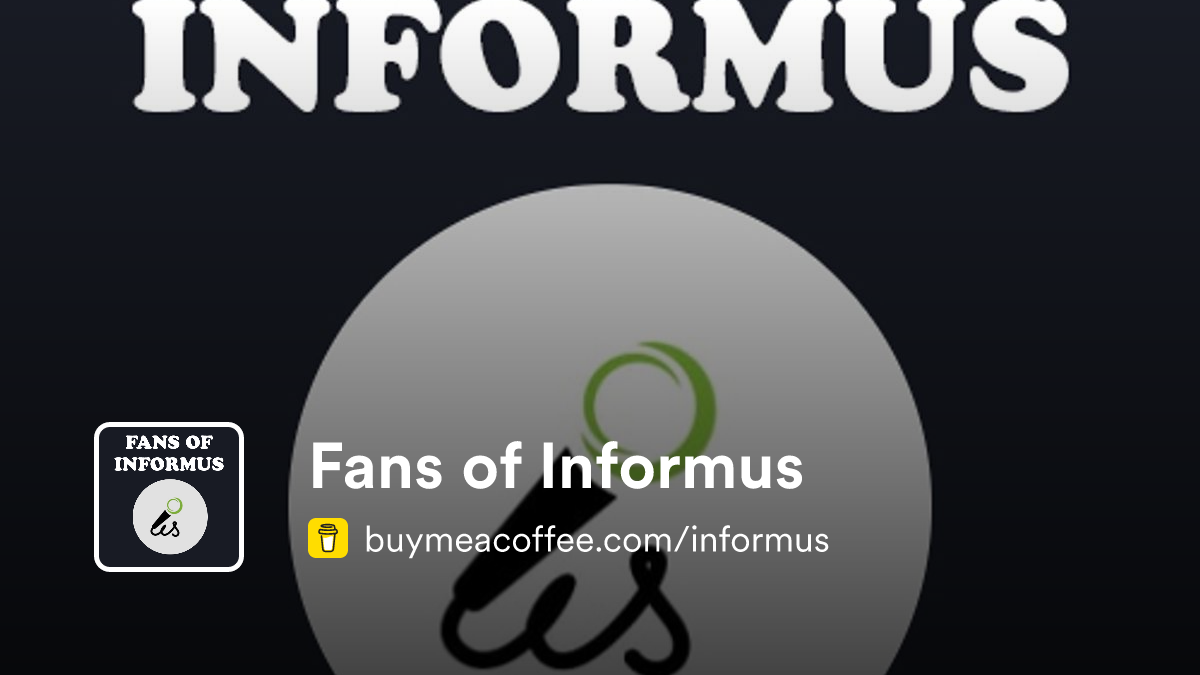 Fans of Informus is We support Al Khizr to run INFORMUS - Buymeacoffee